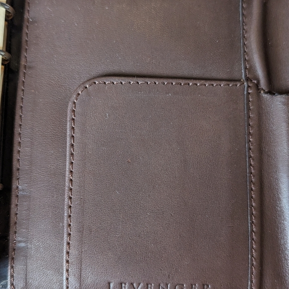 Levenger | Bags | Brown Levenger Wallet And Planner In One 425 X 5 ...